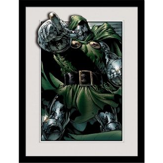 MARVEL Gerahmtes Poster Doctor Doom Rule (40 cm x 30 cm) (Grau/Grün/Schwarz)