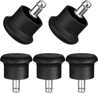 Angoily 5 St&uuml;ck 5 St&uuml;ck B&uuml;rostuhlgleiter aus Pu rutschfeste M&ouml;belgleiter f&uuml;r Teppich Hartb&ouml;den Bodenschutz Einfache Montage Stabiler Stuhlgleiter Ersatz f&uuml;r B