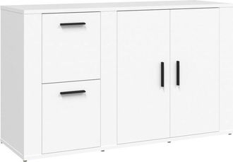 vidaXL Buffet Blanc 100x33x59,5 cm Bois dingénierie vidaXL