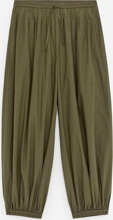 Arket Baumwollhose Mit Ballonschnitt -Gr&uuml;n