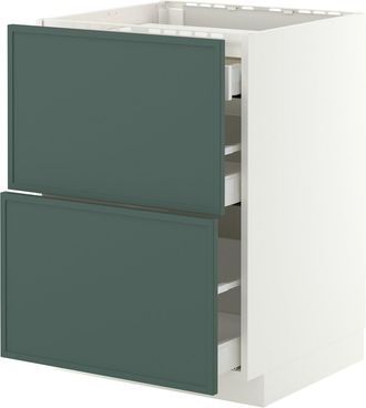 IKEA METOD / MAXIMERA Unterschr.f Kochf/2 Fronten/3 Sch