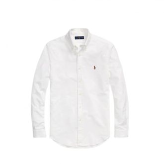 Ralph Lauren Homme, Chemises, Blanc, Taille: XL Oxford Shirt