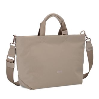 zwei Damen Shopper NEO NE150 Handtasche 10 Liter, kleiner City-Shopper mit Kurzgriffen, Schultergurt verstellbar, Puffer-Design, Hauptfach mit Rei&szlig;verschlu