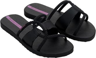 Ipanema Femme DIVERSA Slide AD Sandal, Black/Lilac, 40 EU