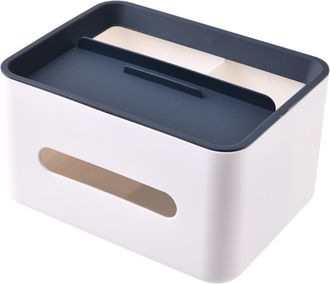 Generic Taschent&uuml;cherhalter,Mit F&auml;chern Rechteckige Zierliche Aufbewahrungsbox - Abdeckung F&uuml;r Gesicht Gesicht Und Papierservietten,F&uuml;r K&uuml;che Wohnzimmer Schla