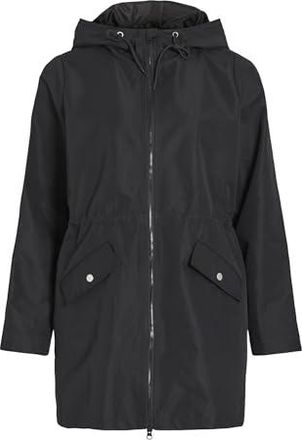 Vila Vila Vitally L/S Water Repellent Jacket-noos Veste de pluie pour femme, Black Beauty, 40