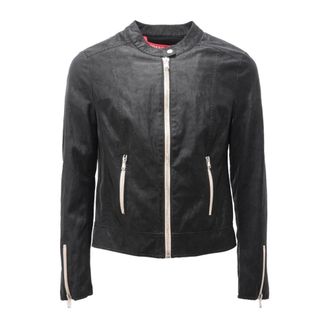 Freedomday April Schwarze Eco-Lederjacke Damen - - Jackets - Damen - Schwarzk - S