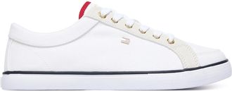 Tommy Hilfiger Sneakers aus Stoff Tommy Hilfiger Th Low FW0FW09390 Wei&szlig;