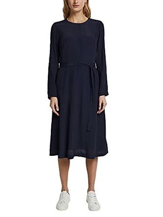 Esprit Collection 011eo1e313 Robe, 400/bleu Marine, 34 Femme