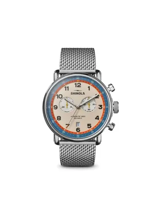 Shinola montre The Canfield 43 mm - Tons neutres