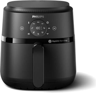 Philips Airfryer 2000 Series Heißluftfritteuse, 4,2L, Digitaler Touchscreen, 13 Garoptionen, 9 voreingestellte Funktionen, 90% weniger Fett mit RapidAir Techn
