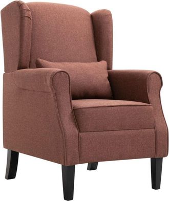 vidaXL Sessel Braun Stoff - Vidaxl