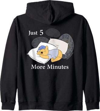 Disney Winnie the Pooh Just 5 More Minutes Funny Sleepy Kapuzenjacke