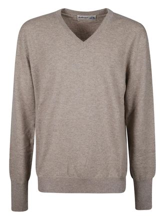 Ballantyne Pullover mit V-Ausschnitt - Nude