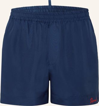 Dsquared2 Seidenshorts blau