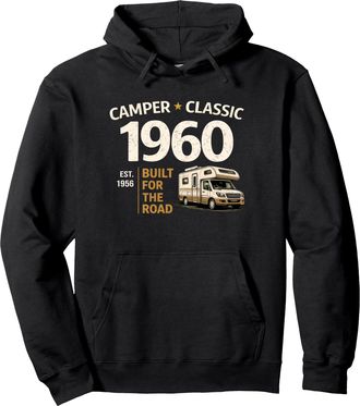 Generic Camper Classic 1961 Built for The Road Pullover Hoodie