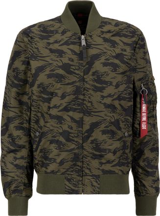 Alpha Industries Alpha Industries Herren MA-1 TT Custom Bomberjacke, Brushstroke Green, XL