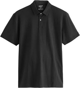 Next Homme Polo Regular à Manches Courtes Noir XL