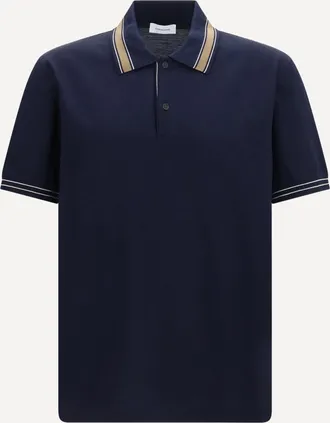 Ferragamo Cotton piqu&eacute; Polo Shirt Male XL