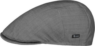 LIPODO Casquette Uni Light Homme - Made in Italy Gavroche avec Visiere, Doublure Ete Printemps-ete - M (56-57 cm) Gris