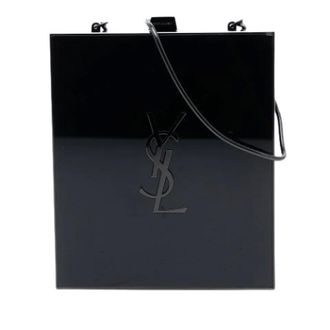 Saint Laurent Sac bandouli&egrave;re en plastique Pre-owned - Femme - Pre-owned - Noir - Taille: ONE Size