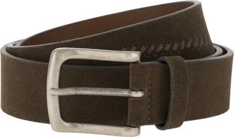 Boggi Milano Homme, Accessoires, Brun, Taille: 110 CM Suede Leather Belt