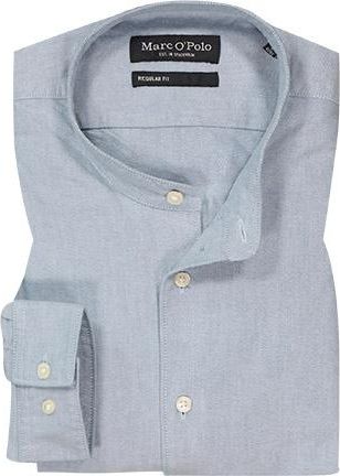 Marc O'Polo Herren Hemd blau Baumwolle