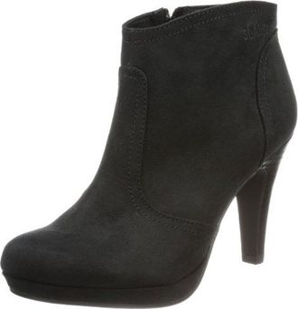 s.Oliver Casual, Bottines Classiques Femme - Noir - Schwarz (Black 001), 41 EU