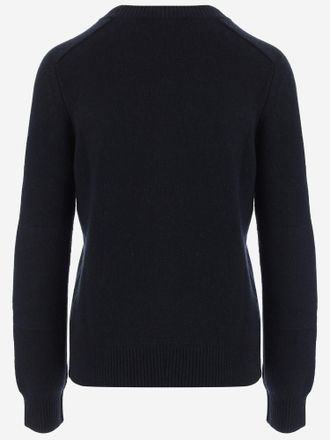 Burberry Cashmere Crew Neck Sweater - Black