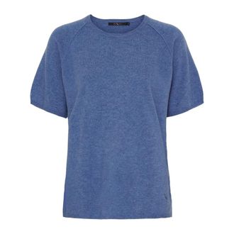BTF-CPH Kaschmir & Merino T-Shirt - - Knitwear - Damen - Blau - S