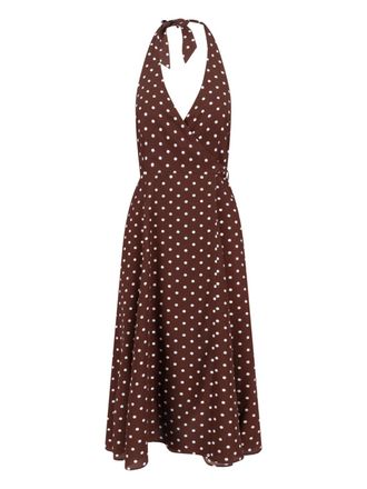 P.A.R.O.S.H. Polka Dot Maxi Dress
