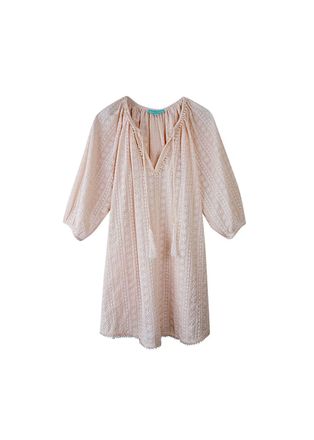 Melissa Odabash Breezy Embroidered Beach Dress Size M