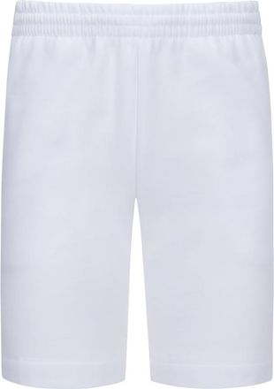 Lacoste Sweatshorts mit kleinem Krokodil-Aufn&auml;her in