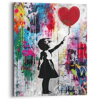 Reinders Wandbild, Graffiti-Ballon, Teenager Zimmer, MDF, 50 x 40cm