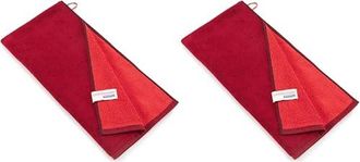 Bassetti New Shades Handtuch aus 100% Baumwolle in der Farbe Bordeaux 63, Ma&szlig;e: 50x100 cm - 9327880 (Packung mit 2)