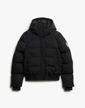 Superdry Everest Bomberjacke in Schwarz