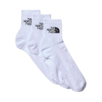 The North Face Femme, Sous-v&ecirc;tements, Blanc, Taille: S Multi Sport Cush Quarter Sock 3P