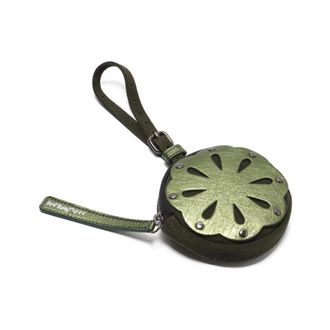 Maliparmi Leather Bloom Pouch - - Accessories - Damen - Gr&uuml;n - ONE SIZE