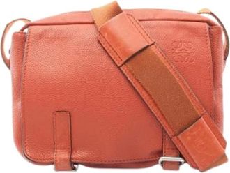 Loewe Sac bandouli&egrave;re en cuir doccasion - Femme - Pre-owned - Orange - Taille: ONE Size