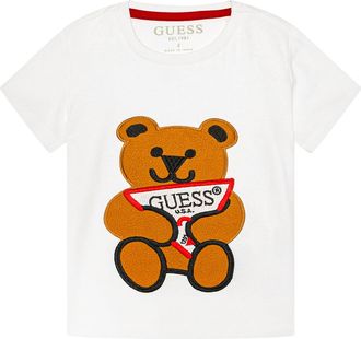 Guess T-Shirt N0BI22 I3Z00 Wei&szlig; Regular Fit