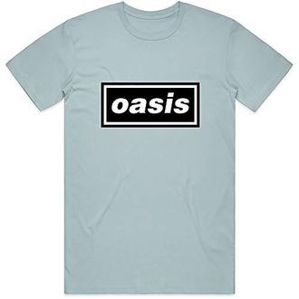 Live Nation Cid Oasis-Logo T-Shirt, Gris (Grey), Medium Homme