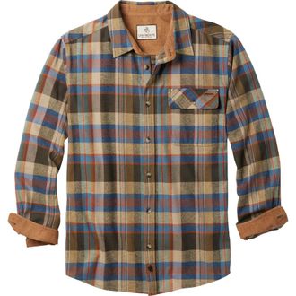 Legendary Whitetails Herren Buck Camp Flanell Langarm Plaid Button Down Freizeithemd Cordb&uuml;ndchen, Little Rock Plaid, XX-Large