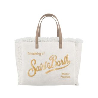 MC2 Saint Barth Vanity Mini Velvet - Femme - Sacs - Blanc - Taille: ONE Size