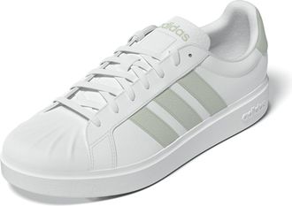 adidas Damen STREETTALK Shoes, FTWR White/Linen Green/FTWR White, 40 2/3 EU