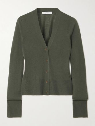 Joseph Cardigan En Cachemire Cashair - Vert