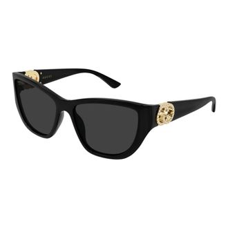 Gucci Eckige Cat-Eye-Sonnenbrille - - Accessories - Damen - Schwarzk - 56 MM