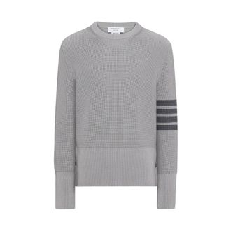 Thom Browne Homme, Pulls, Gris, Taille: XL Sweater