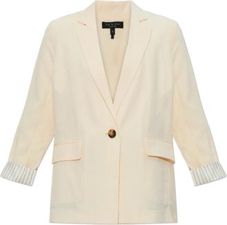 Rag & Bone Femme, Vestes, Beige, Taille: 40 FR Blazer Coupe D&eacute;contract&eacute;e