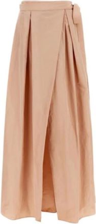 Pinko Pinko, Femme, Jupes, Rose, Taille: 34 FR Raponzolo Taffeta Skirt