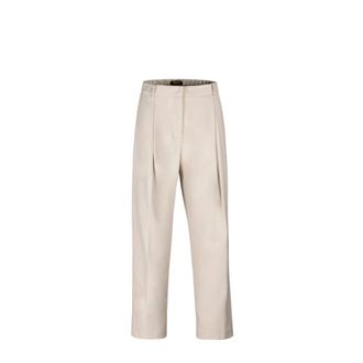Moorer Femme, Pantalons, Beige, Taille: 34 FR Ceylan-J